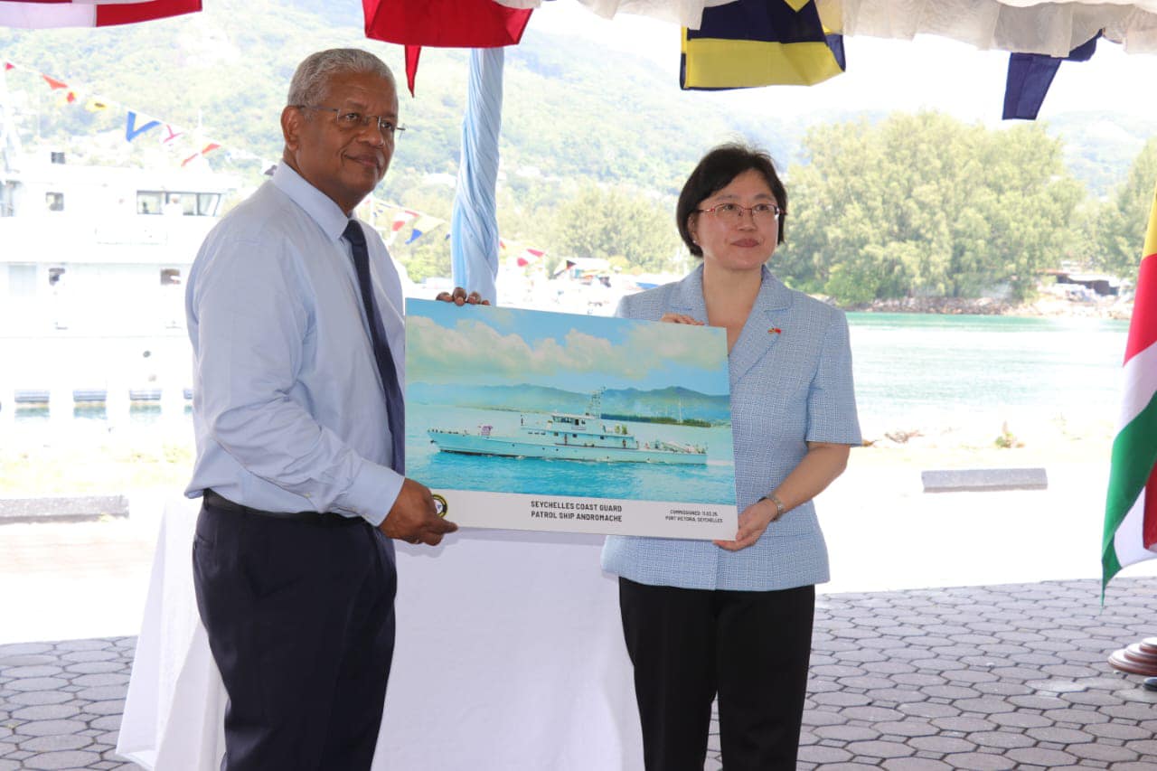 Handing Over Ceremony of Patrol Ship “Andromache” from the People’s ...